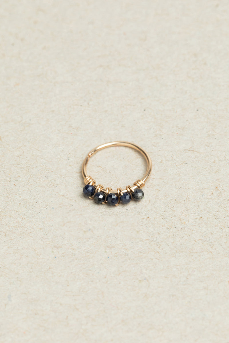 Diana Piercing - Sapphire - 750‰ Gold – YAY Paris