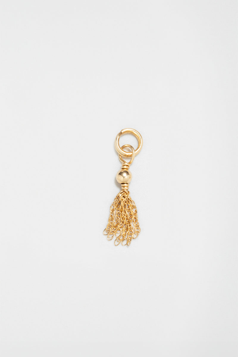 Gold pompom pendant – YAY Paris