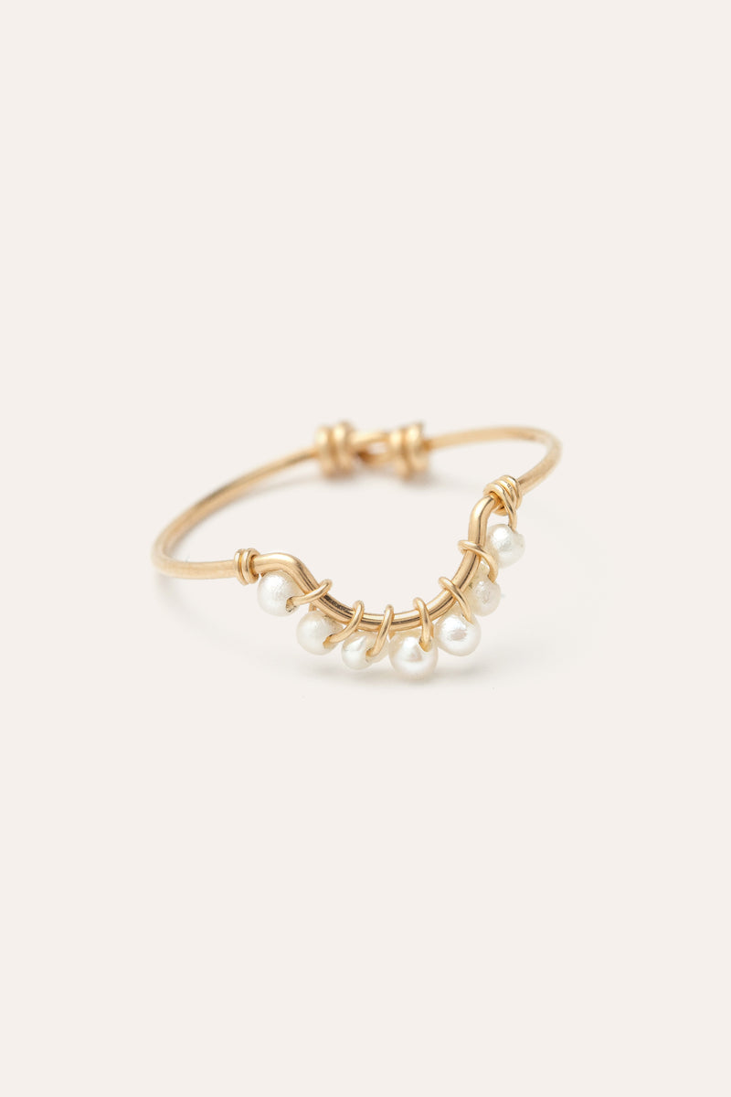 Bague Demi-Lune - Perles de culture – YAY Paris